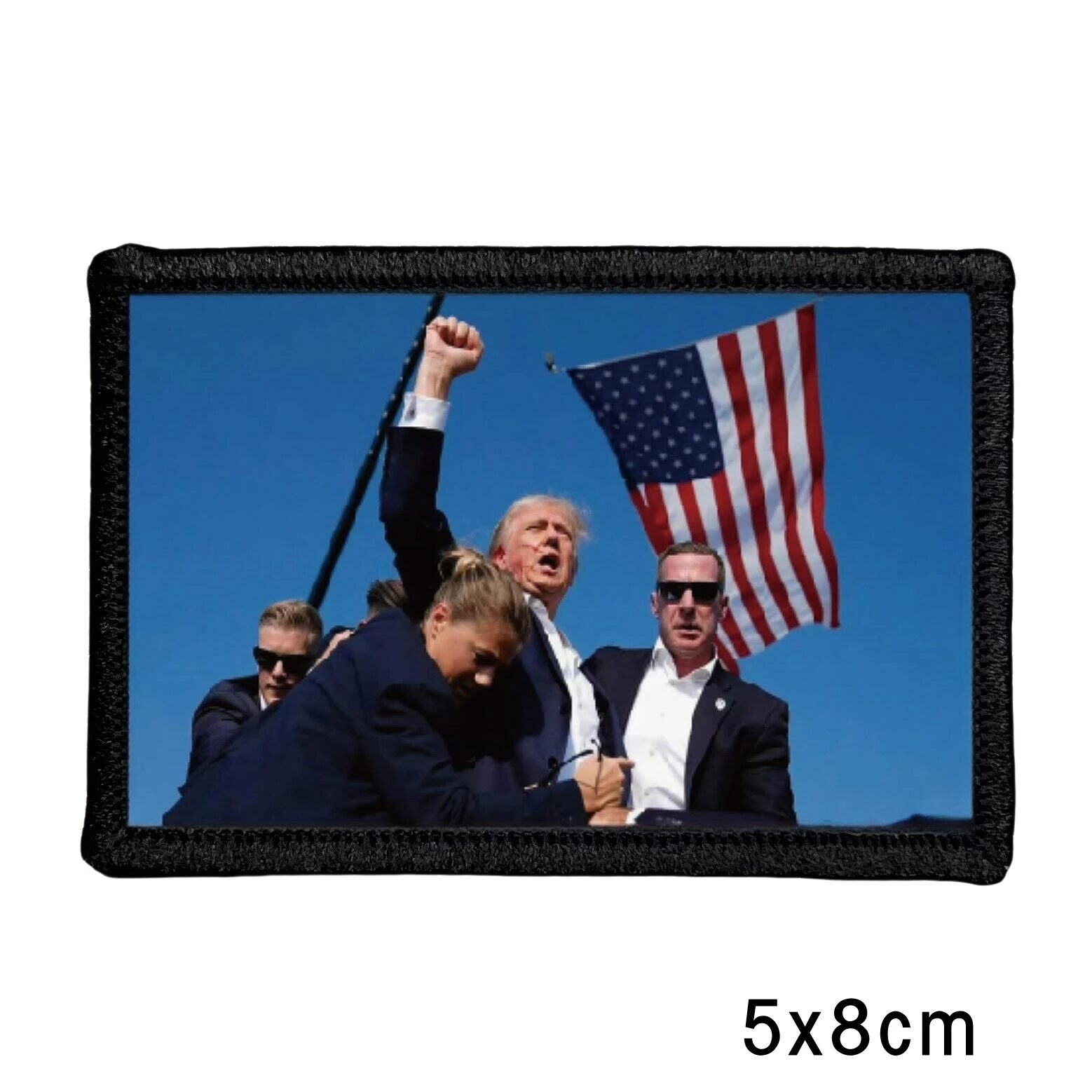Donald Trump Shot Assassination Morale Badge Patch - Make America Great ...